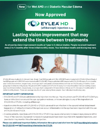 About Wet Aged Macular Degeneration (Wet AMD) | EYLEA HD